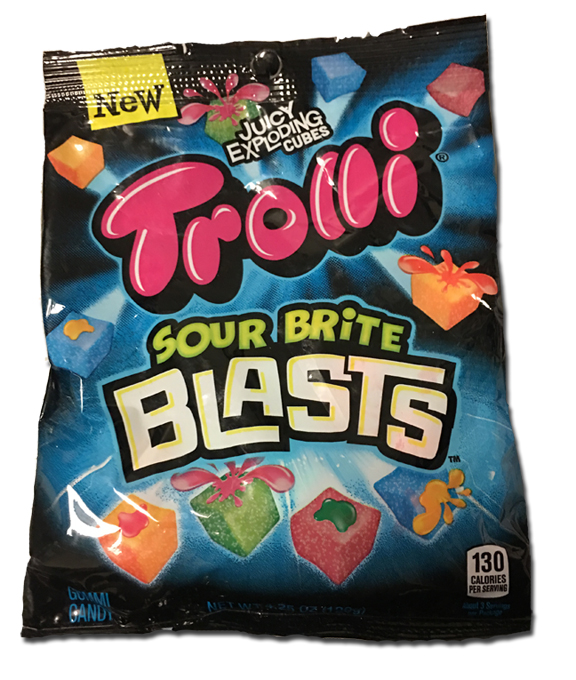 Trolli Blasts Sour Brite Cubes Right at You | Candy Gurus